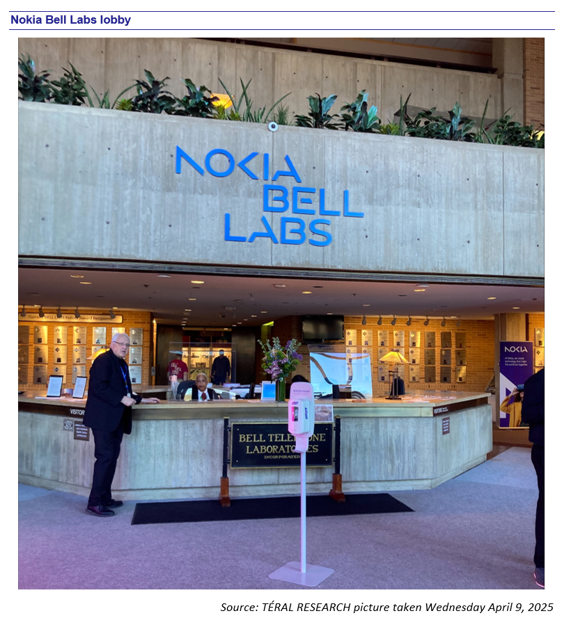 Téral Research :: April 2025 Nokia Bell Labs: celebrating a centennial ...